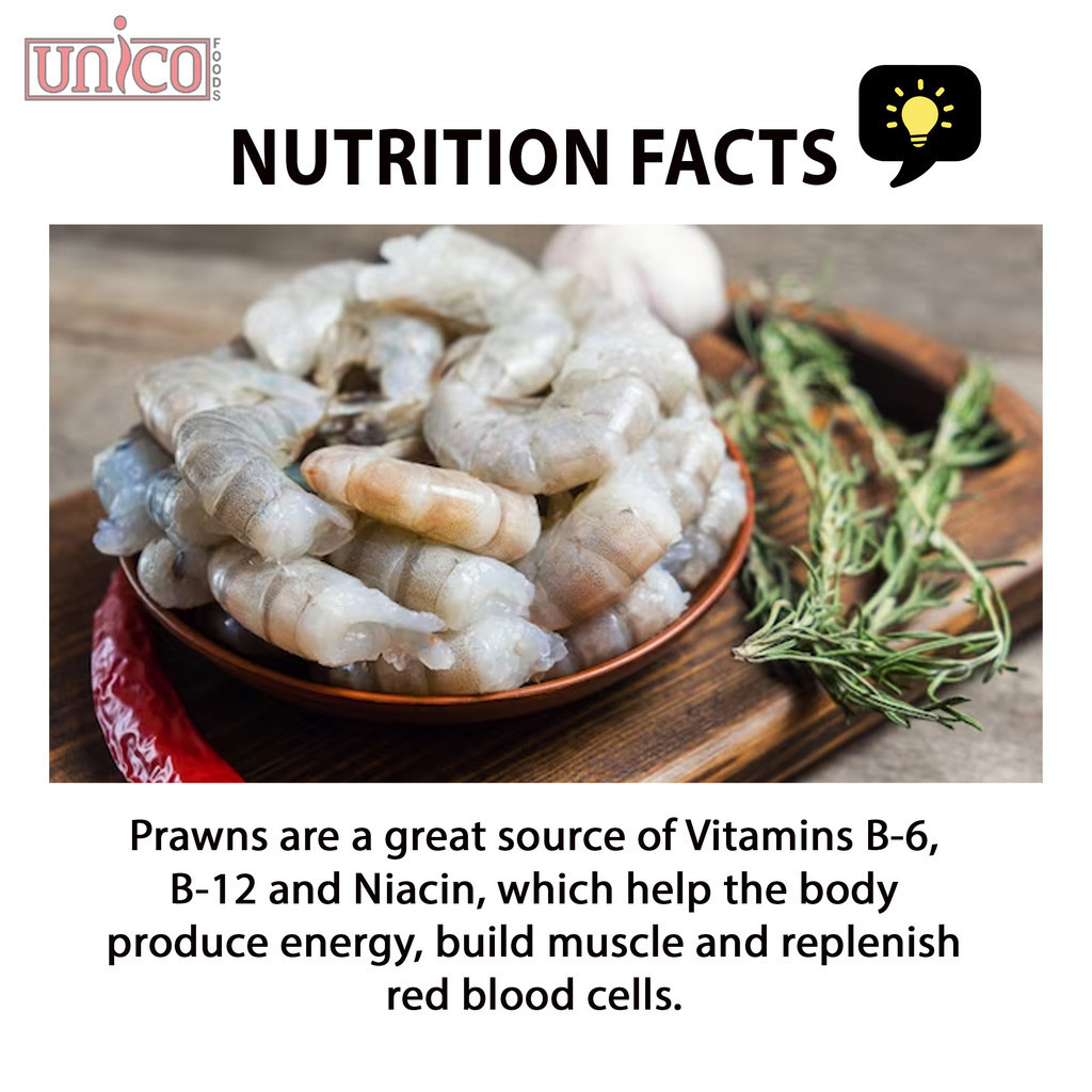 [UNICOFOODS] Vannamei prawn meat PND 91/120 (1kg+-) | 虾仁 | Shopee Singapore