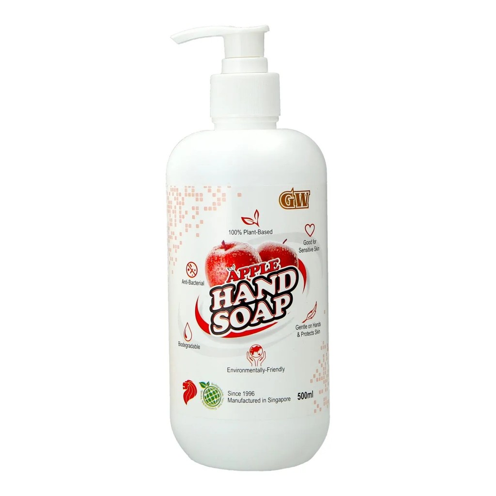 GW Anti Bacterial Apple Hand Soap 500ml | Shopee Singapore