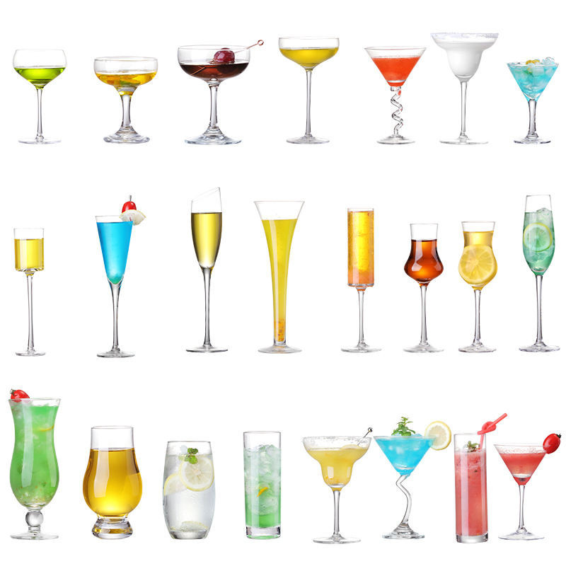 Cocktail Cup // Crystal Cocktail Glass Martini Glass Creative Glass ...