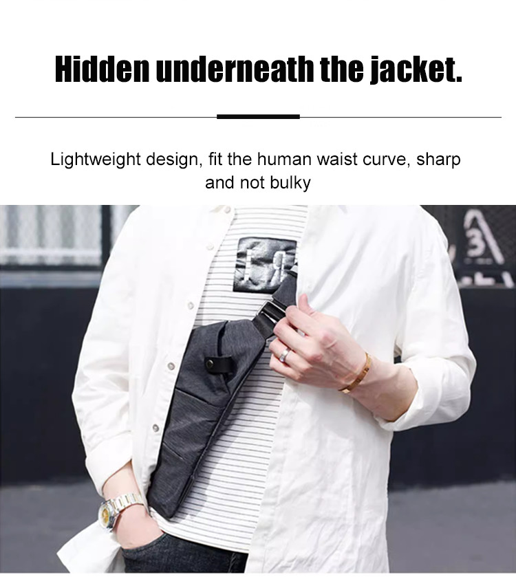 【HOT】Multi-Functional Close-Fitting Anti-Theft Chest Bag Light Portable ...