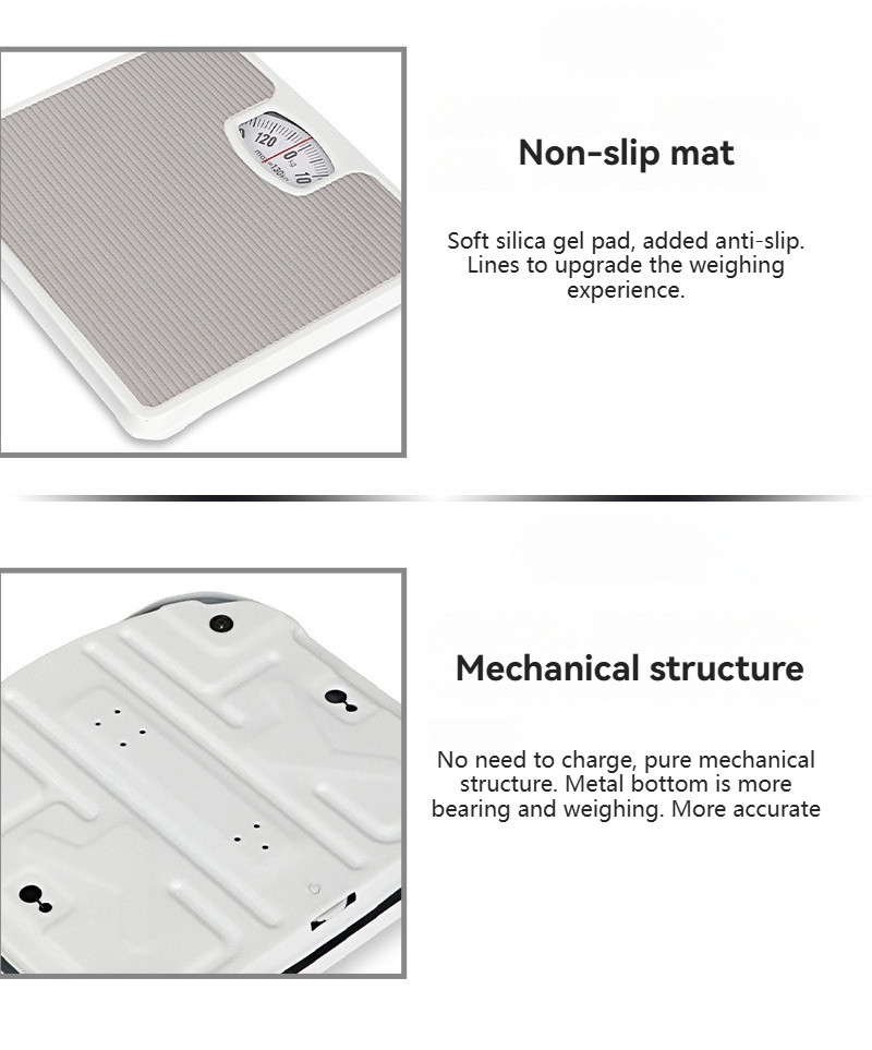 Mechanical Body Scale Precision Durable Spring Scale Metal Body Home ...