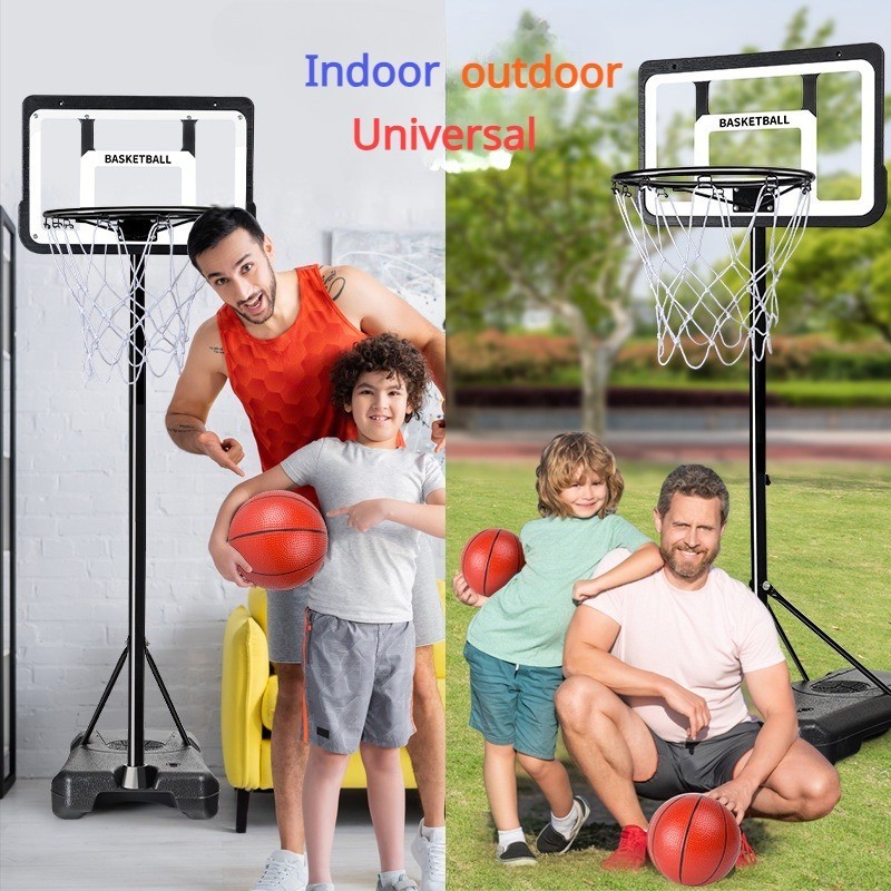 Children's Adjustable Basketball Stand Set Indoor Outdoor Adult Lifting ...