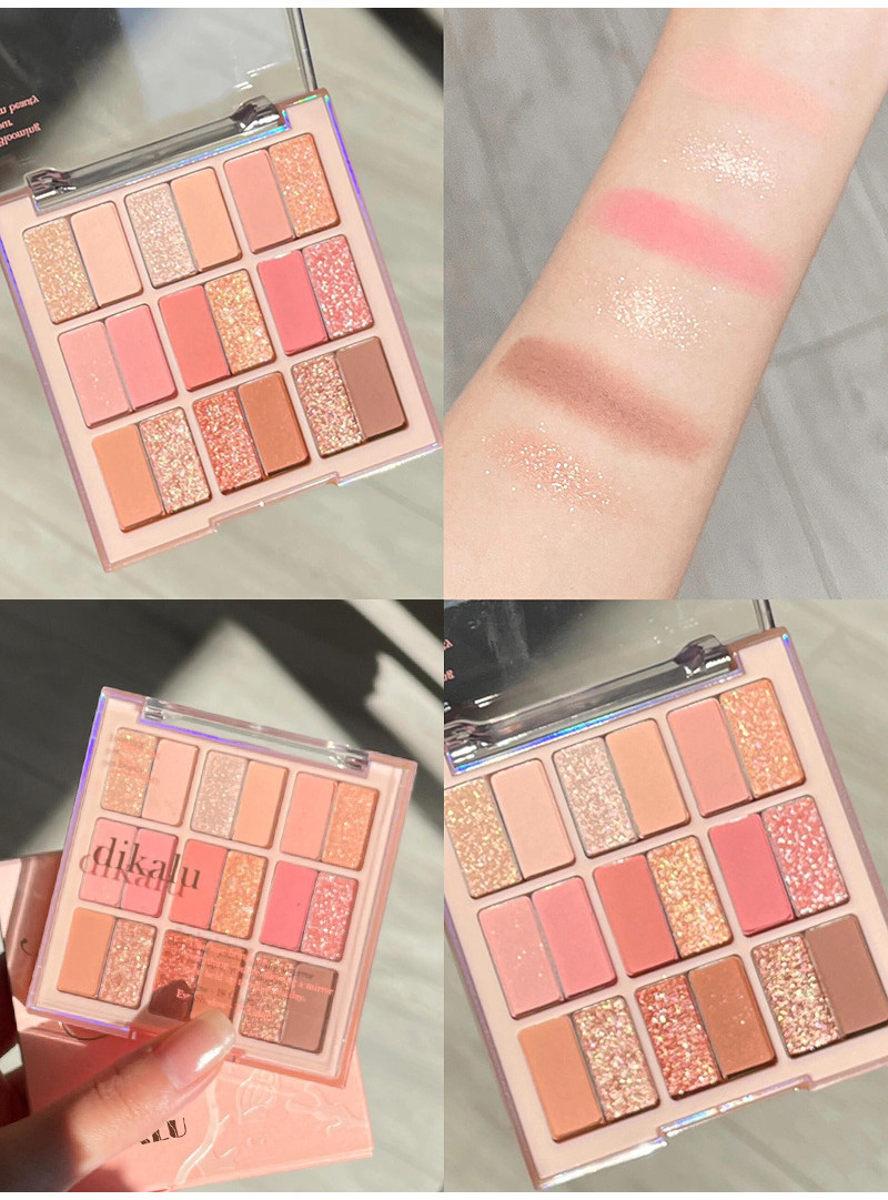 18 Color Eyeshadow Palette Professional Women's Makeup Long-Lasting ...