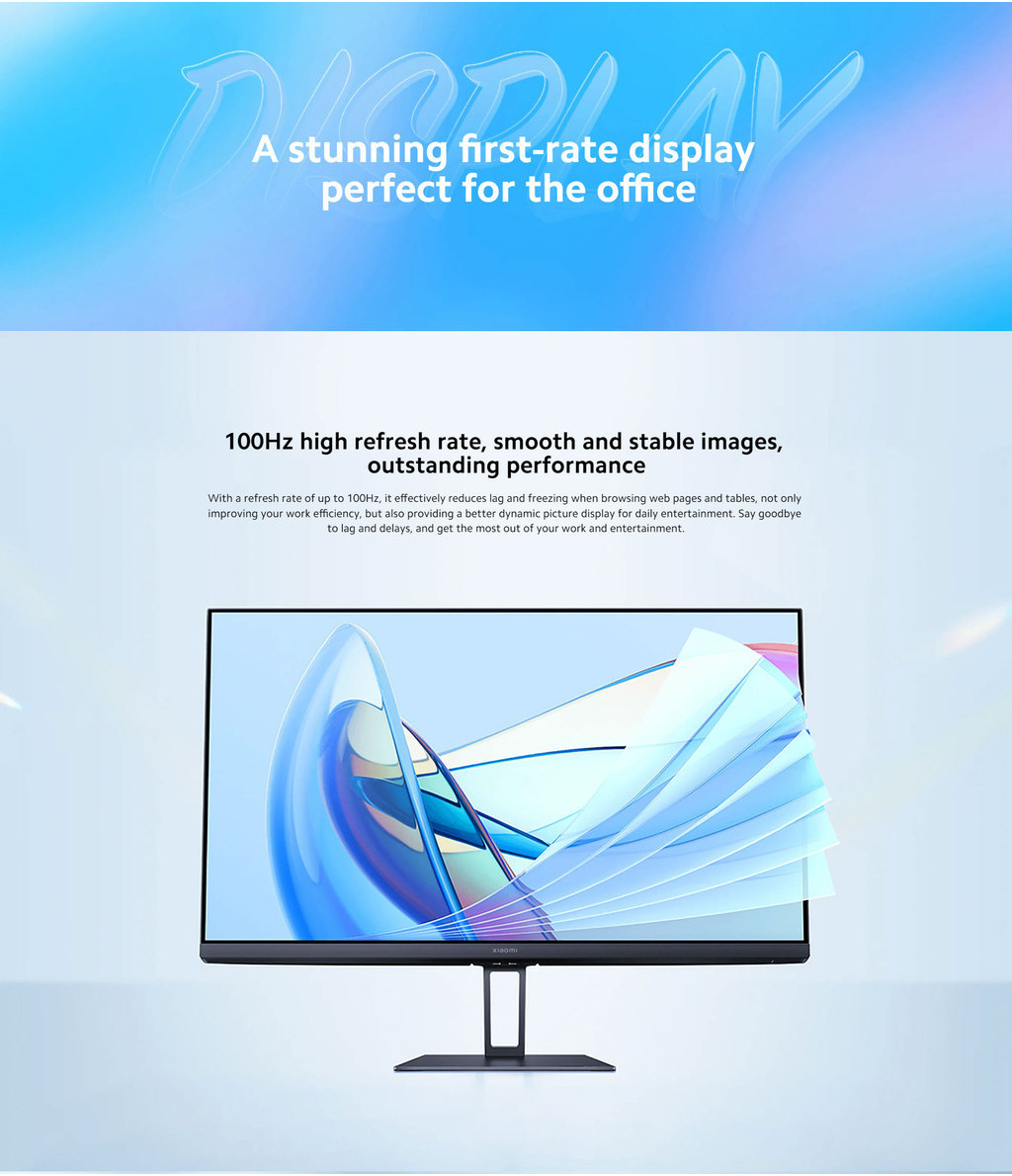 Xiaomi Monitor A24i | FHD Display | Shopee Singapore