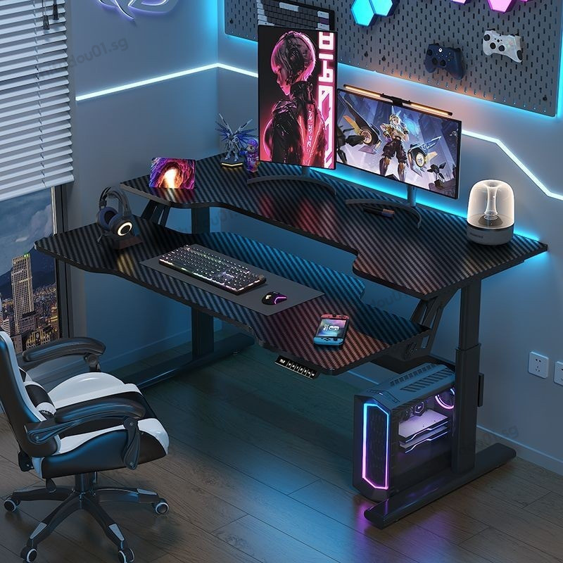 Computer Desk Simple E-Sports Bedroom Computer Table Integrated ...