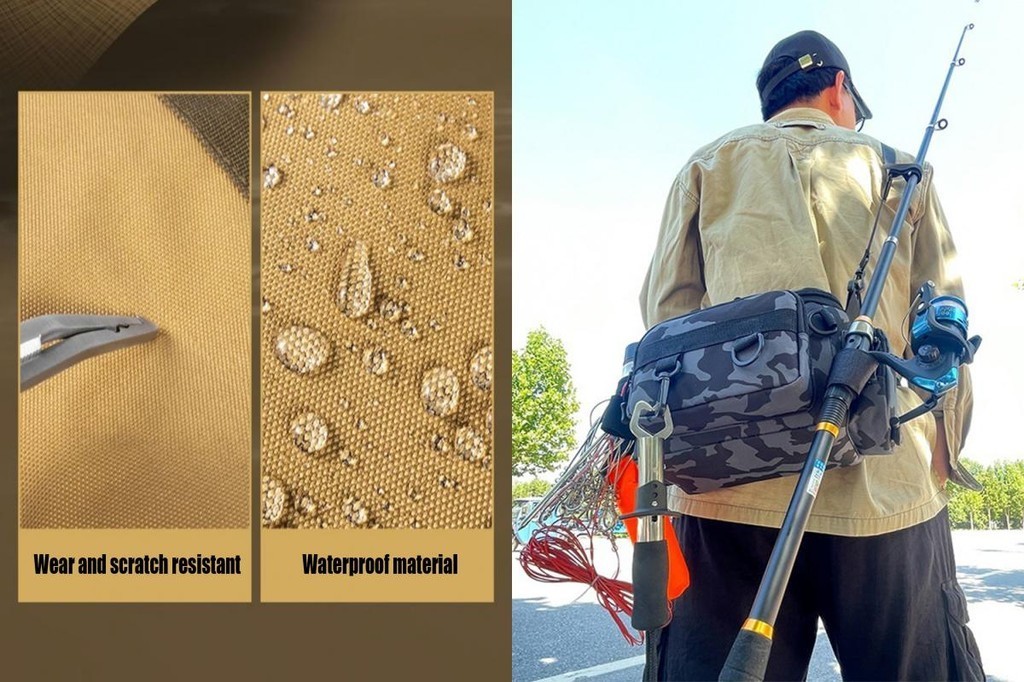 Moamegift Multifunction Fishing Bag Capacity Fishing Bag Waterproof ...