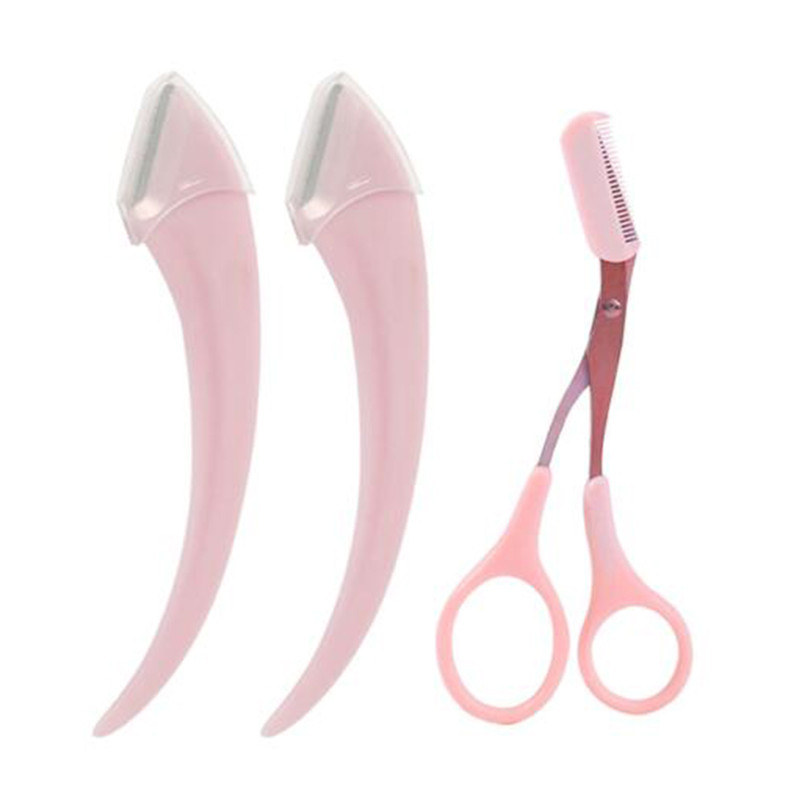 1/2/3Pcs Eyebrow Trimming Knife Eyebrow Face Razor For Women Eyebrow ...