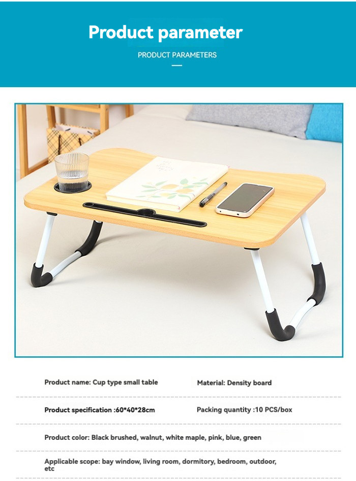 Multi-Purpose Lazy Table For Eating And Working Foldable Laptop Table ...