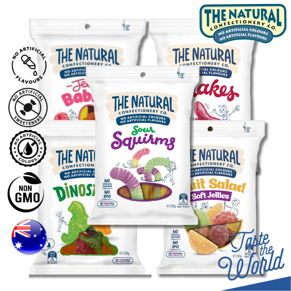 The Natural Confectionery Co Gummy Candy (180g ~ 220g) | Shopee Singapore