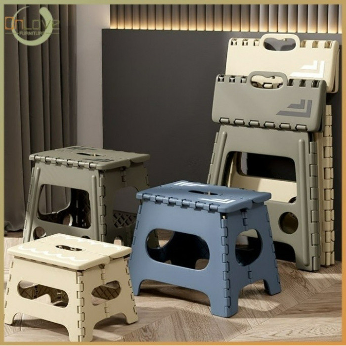 🔥SG STOCK foldable stool step stool portable foldable stool bathroom ...