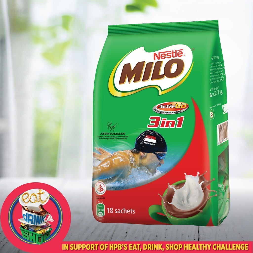 [CARTON] NESTLE MILO Active Go 3-in-1 24 PACK X 14 STICKS X 33G (SACHET ...