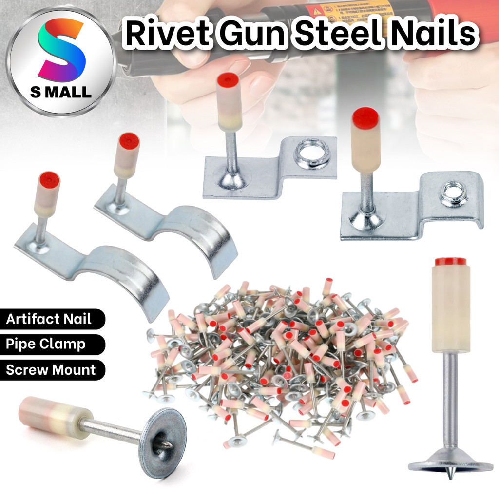 M Mall 7.3MM/8.5MM Steel Nail Gun Rivet Tool Nail Puncher Paku Dinding ...