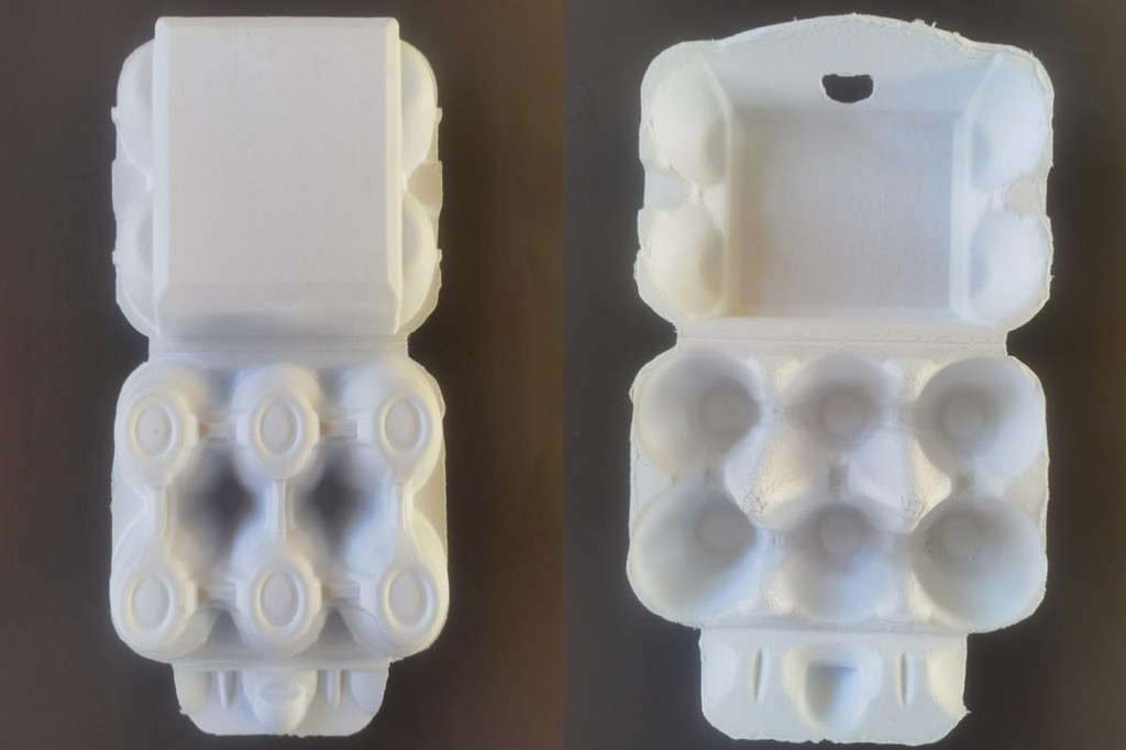 HOT Paper Egg Cartons Solid Pressed Fiber Egg Cartons 10 Pack Reusable ...