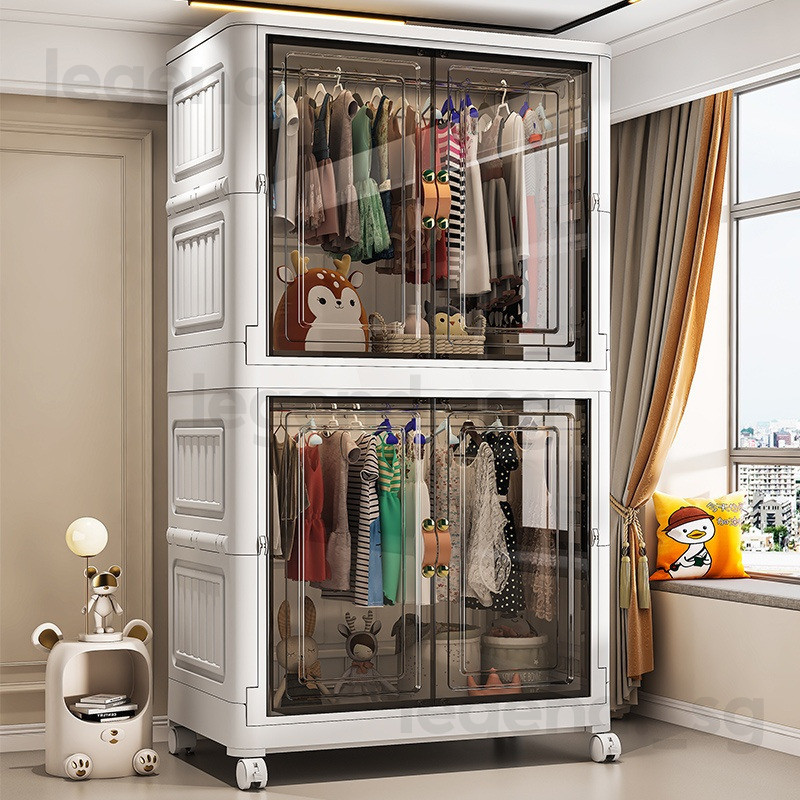 Stackable Drawer Transparent Storage Cabinet Storage Cabinet With ...