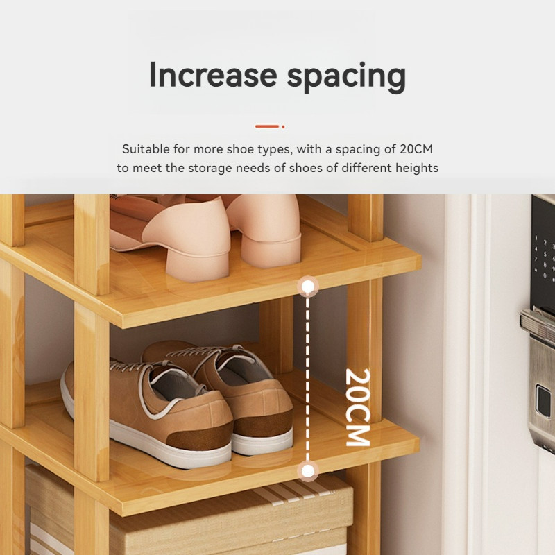 🔥SG STOCK Shoe rack outdoor door shoe rack multi-layer shoe rack space ...