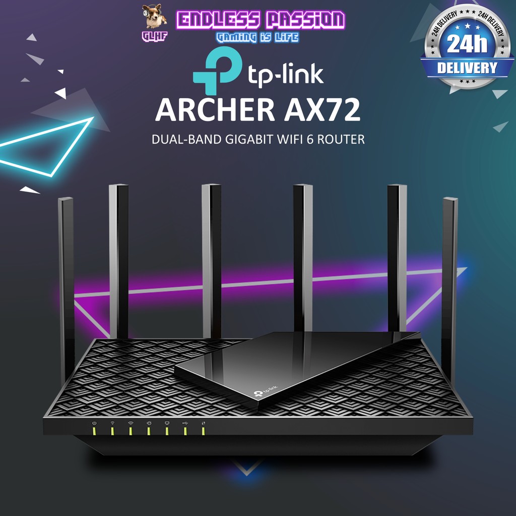 TP Link Archer AX72 AX5400 Dual-Band Gigabit Wi-Fi 6 Router | Shopee ...