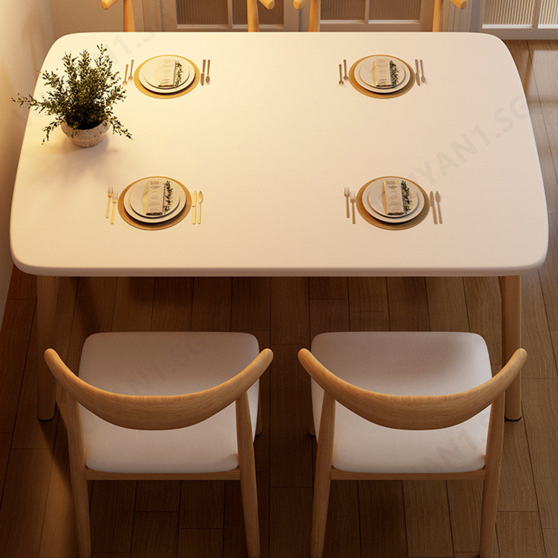 Dining Table Light Luxury Dining Table Set Modern Simplicity Small ...