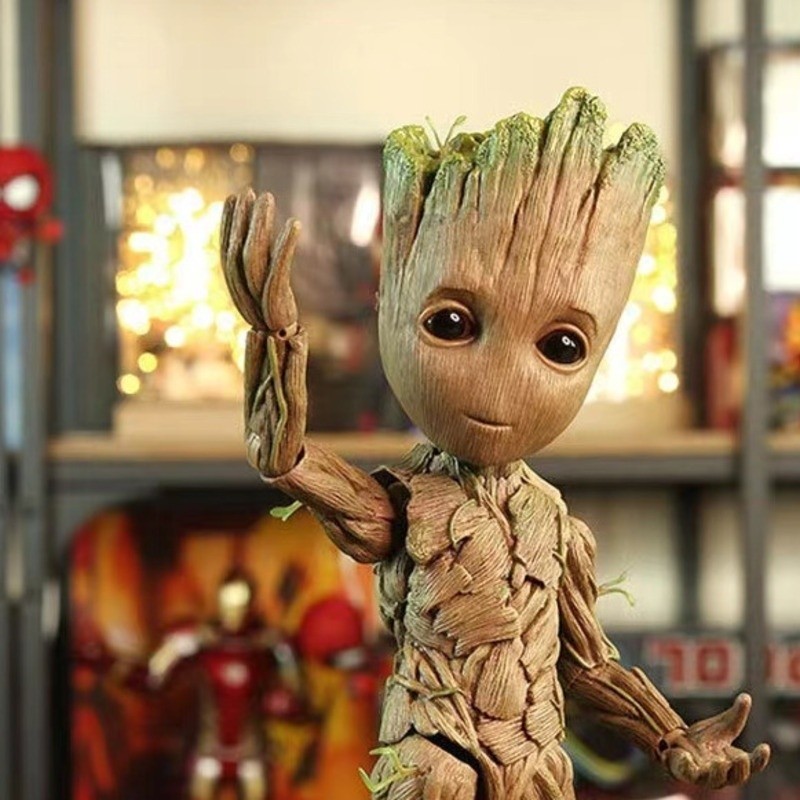 Galaxy Guardians ydfgbbs3 Figures Grut Groot Little Tree Man Handmade ...