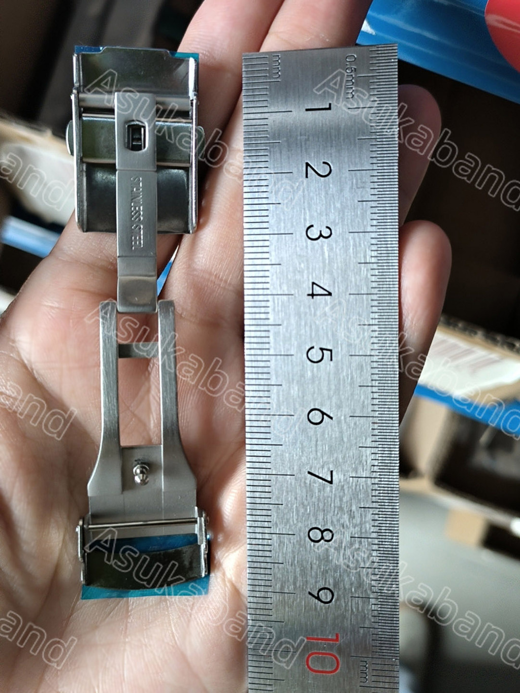 Diver Watch Strap Buckle 18mm 20mm 22mm 24mm Stainless Steel Clasp Lock ...