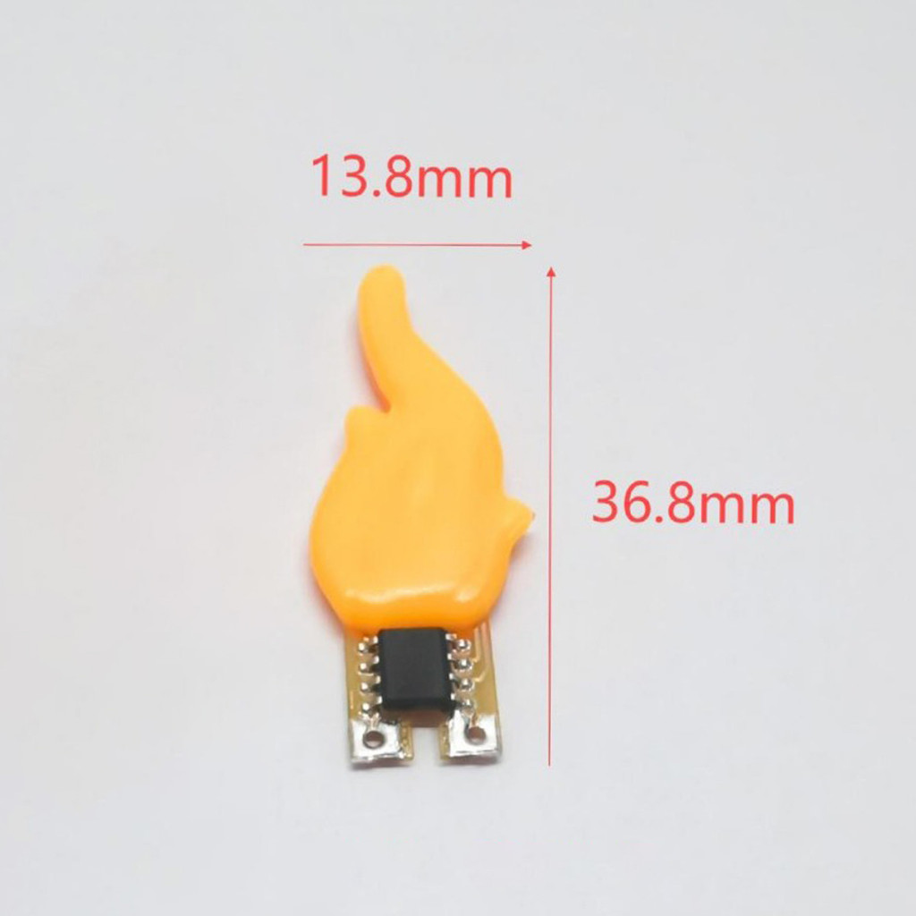 3V Led Flame Light 2200K 0.5W Leds Cob Chip Diy Decoration Flashing ...
