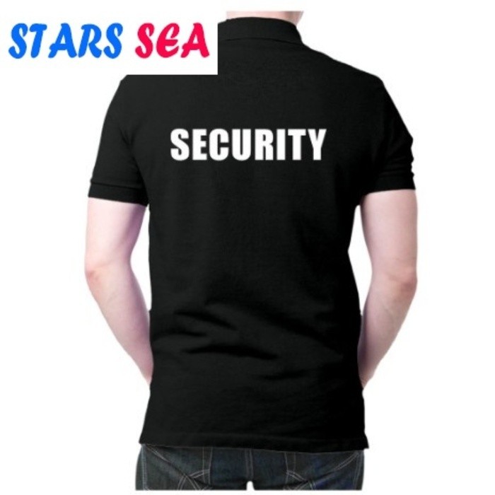 [SG LOCAL] Black Security Polo Shirt Security Uniform Security Polo ...