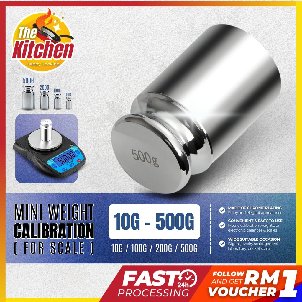 Mini 1PCS Calibration Weight Scale Gram Reset Digital Precision Measurement Weight Block M1 10g ...