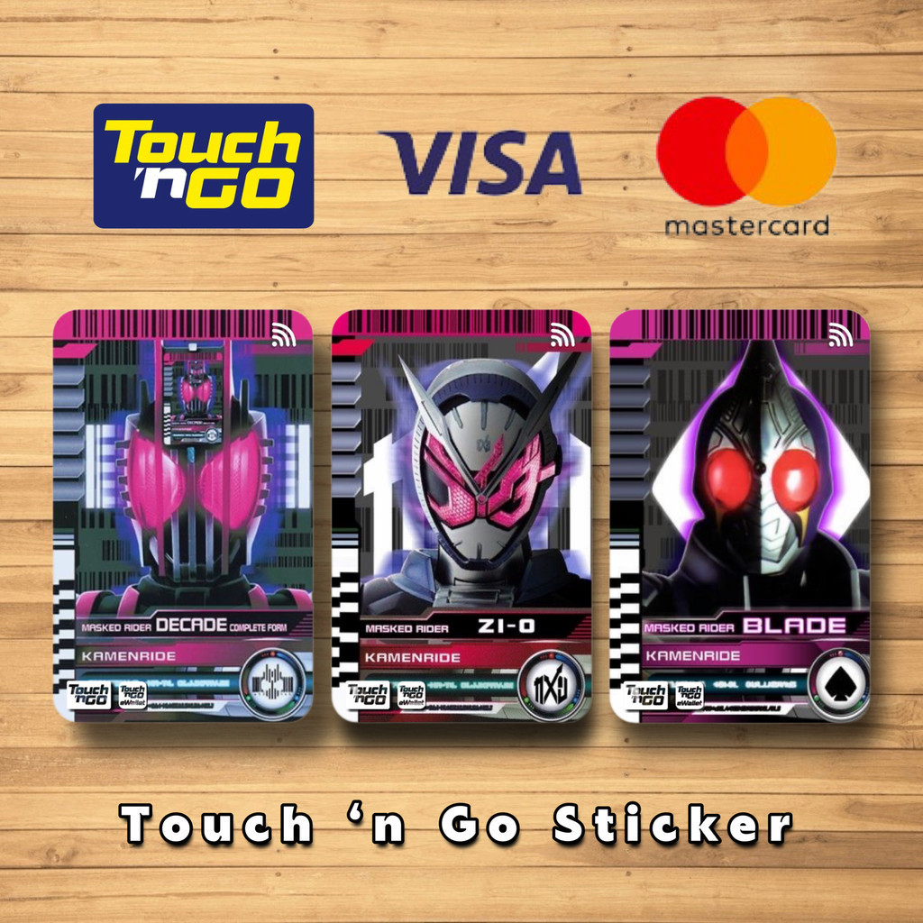 ( DECADE Series ) Touch n Go Card Sticker Cover TNG / MASTER / VISA ...