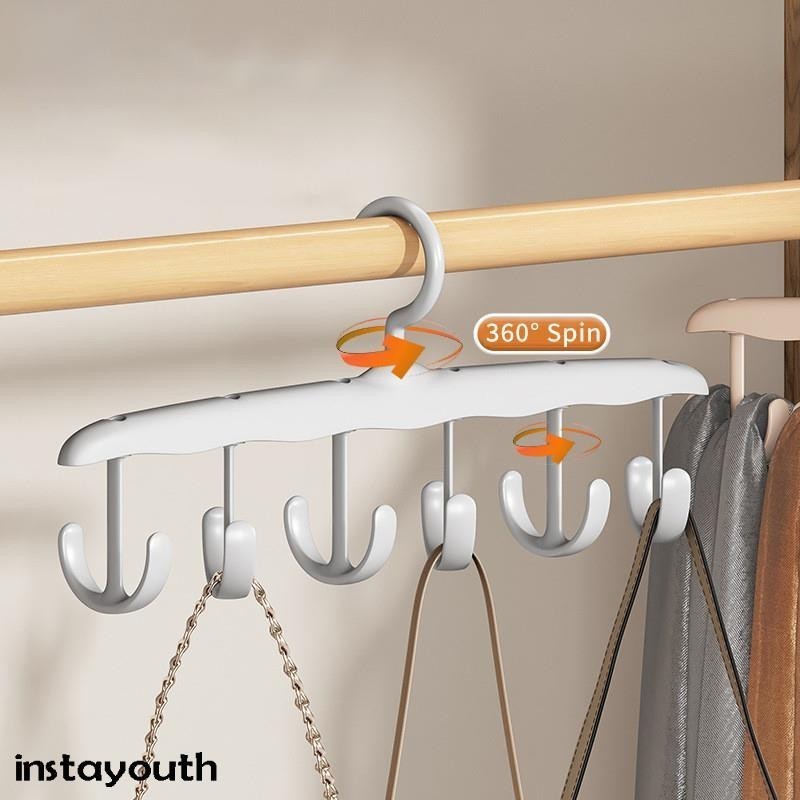 12 Hooks 360 Degree Rotatable Hanger Multi-hook Sling Hanger ...