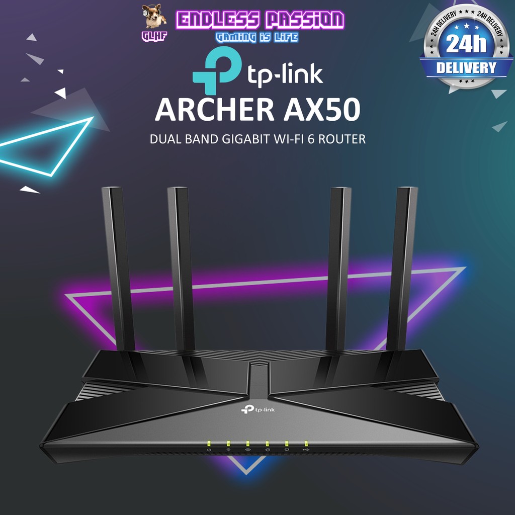 TP-LINK Archer AX50 AX3000 Dual Band Gigabit Wi-Fi 6 Router | Shopee ...