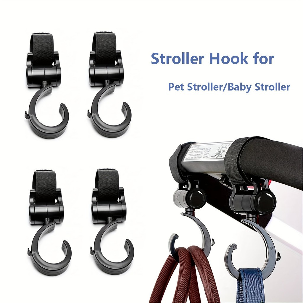 Pram Hook Baby Stroller Accessories Shopping Prop 360 Degree Rotating ...