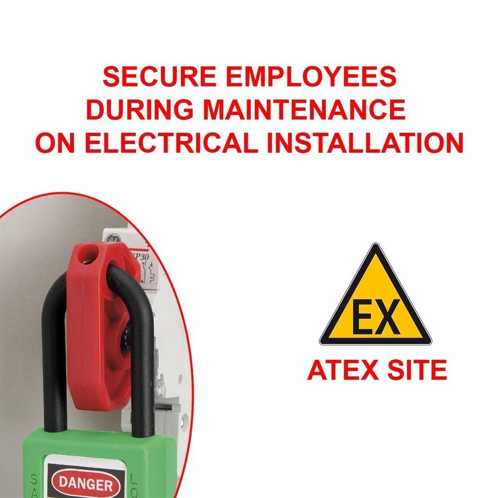 Master Lock S2393 Electrical Lockout Miniature Circuit Breaker Lockout ...