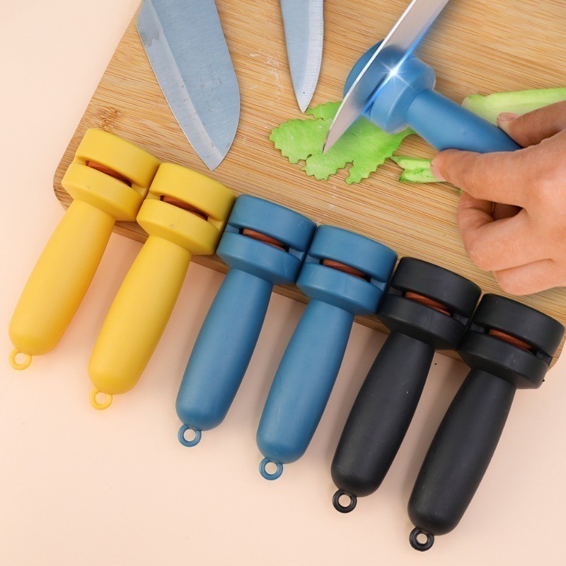 2Pcs Portable Sharpener - Handheld Sharpening Stone - Mini Pocket Sharp ...