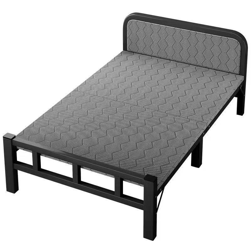 King Single Metal Bed Frame/Wooden Mattress Base/Portable Bedding ...