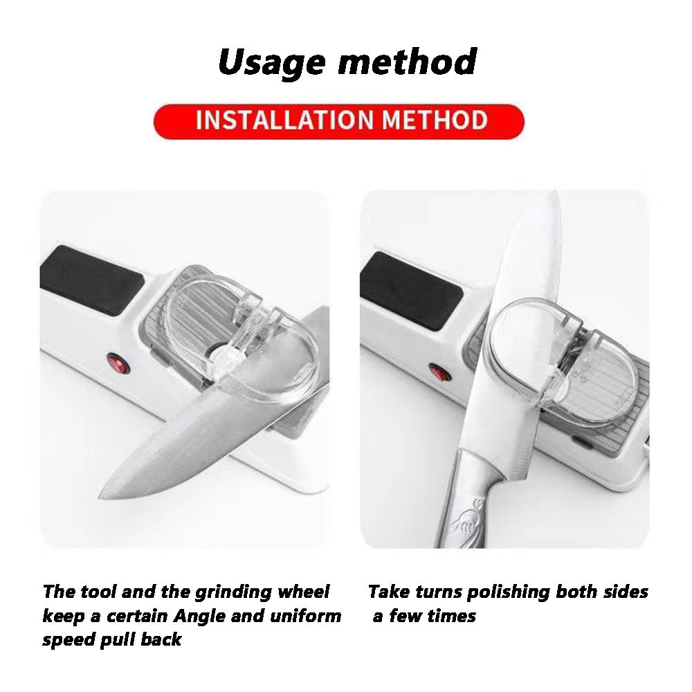 【Ready Stock】Automatic USB Knife Sharpener / Electric Household ...