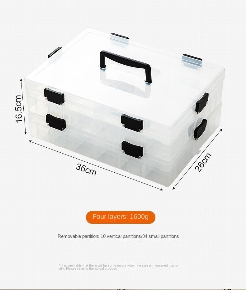 Multifunctional Portable Hardware Tool Box Electrical Auto Repair Parts ...