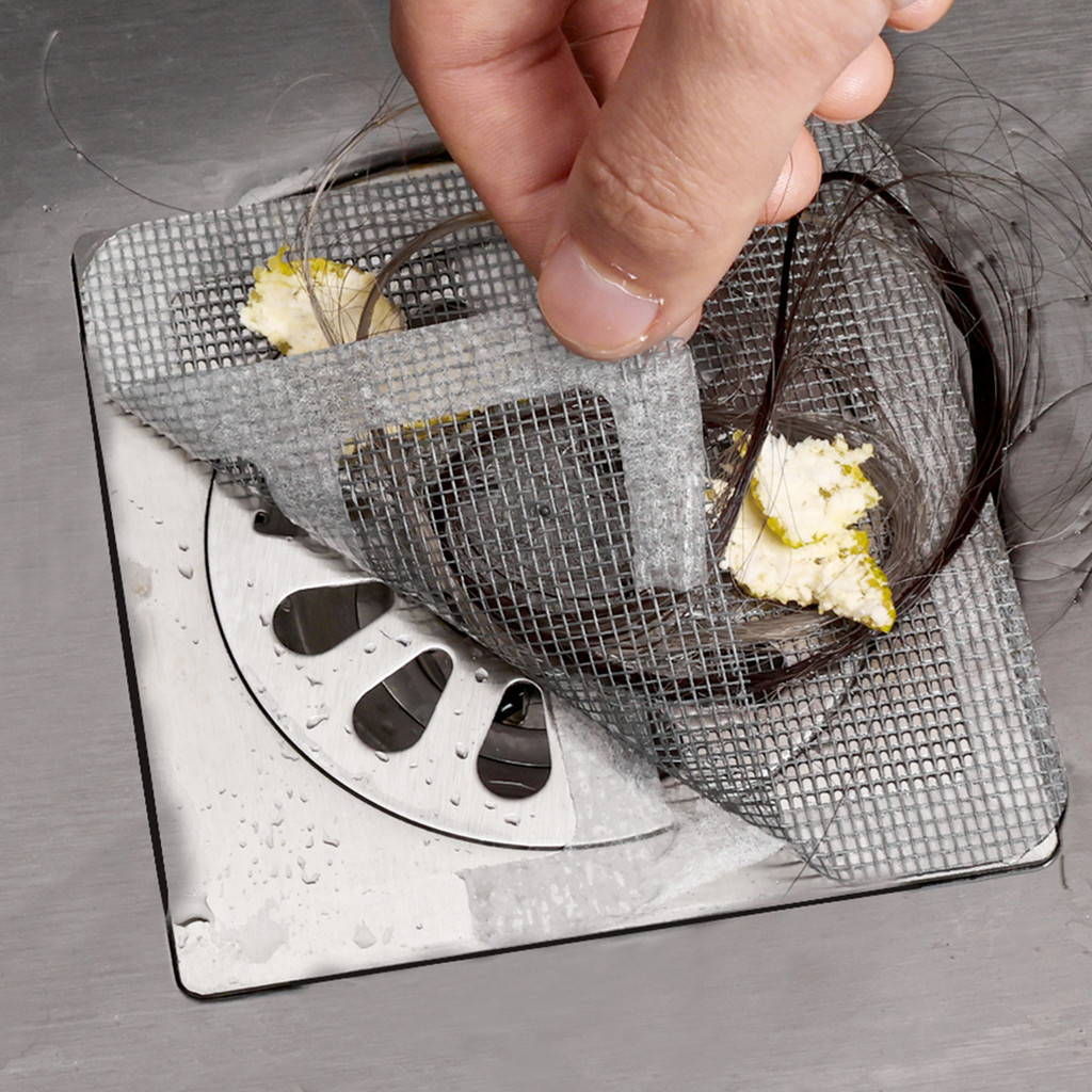 10/30/50Pcs Disposable Hair Drain Catcher Mesh - Anti-blocking Filter ...