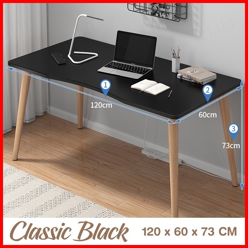 Nordic style desk office table desktop home student desk simple modern ...