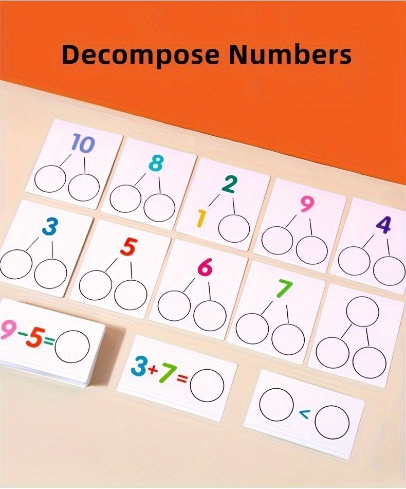 Counting Cognitive Matching Addition Subtraction Operation Within 10 ...