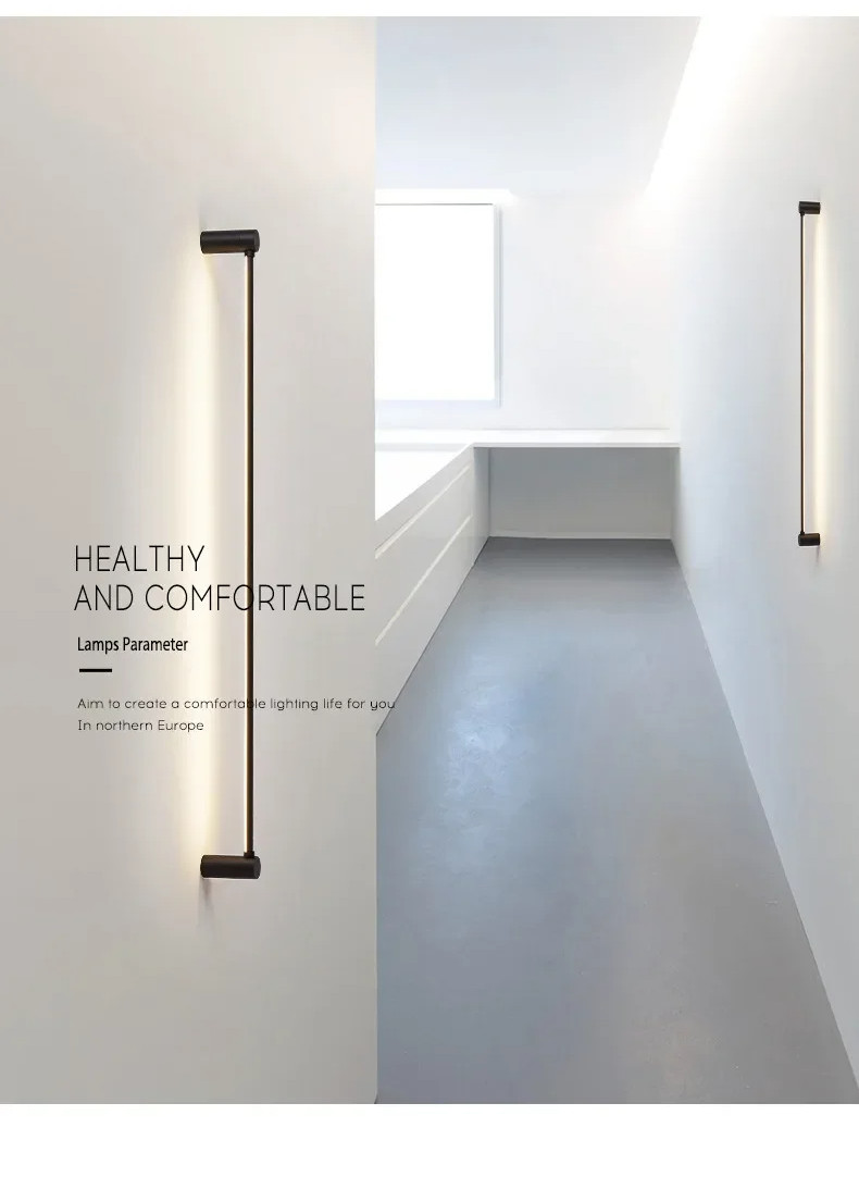 Ceiling Lights Simple Long Room Surface Mounted Linear Light with Led ...