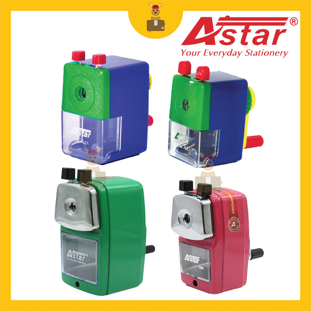 ASTAR Table Sharpener Desk Sharpener Pengasas Pencil (A620 / A520 / A624 / A622) | Shopee Singapore
