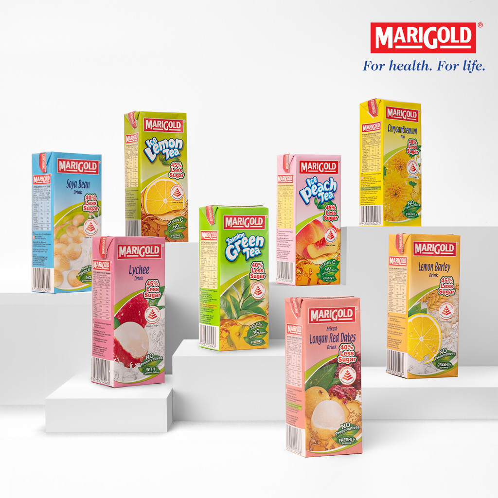 MARIGOLD Asian Drink Longan Red Date 250ML X 24 (TETRA) | Shopee Singapore
