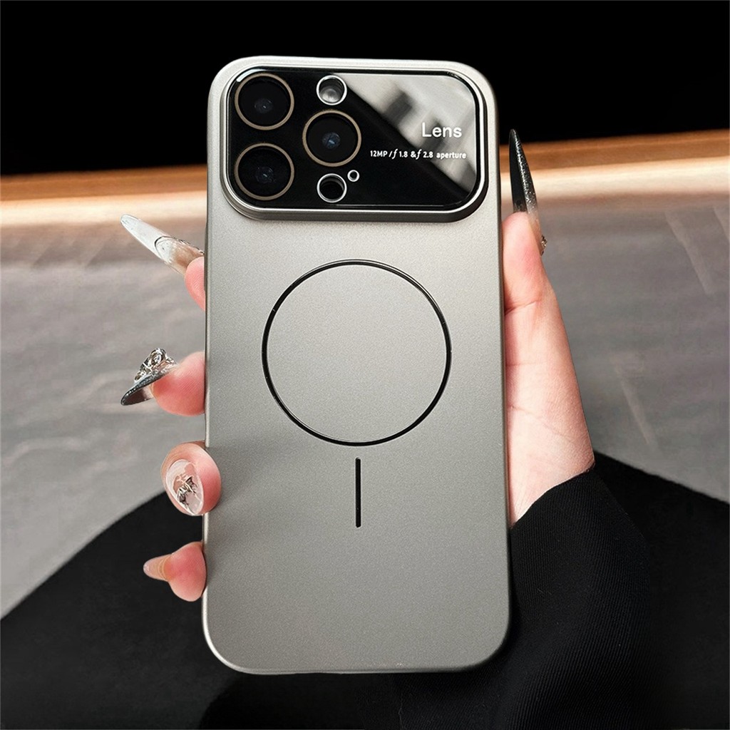 Casing titanium gray luxury matte shockproof phone case for iPhone 16 ...