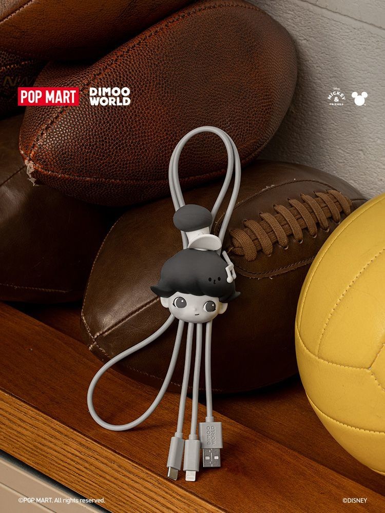[Ready Stock 100% POPMART Genuine] DIMOO WORLD Series 2 in 1 Data Cable ...