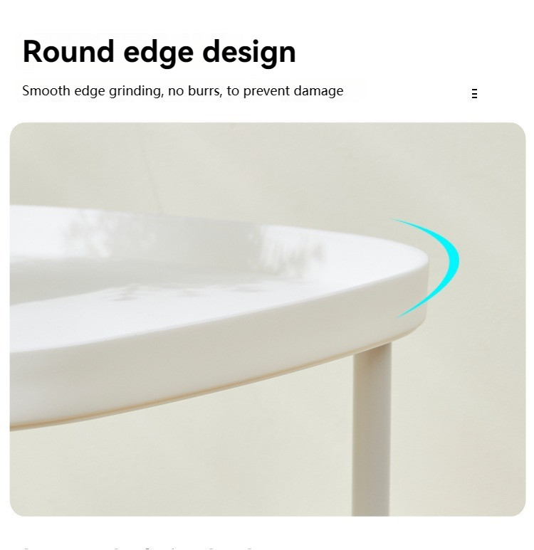 Movable Nordic Sofa Side Table Small Living Room Tea Table Bedside ...