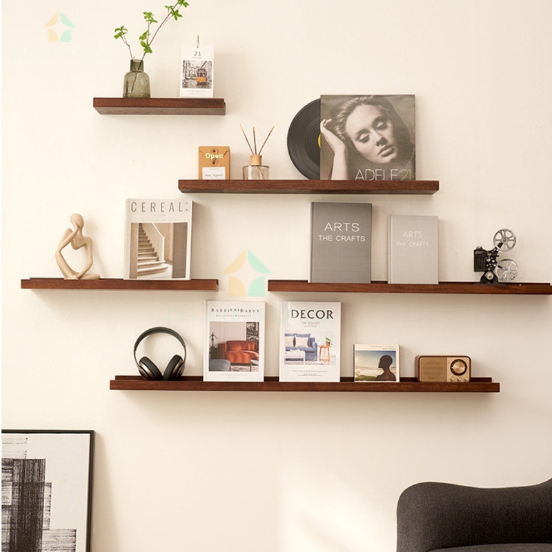 Storage Shelf Rack Cabinet Non Storage Perforated Solid Wood Wall ...