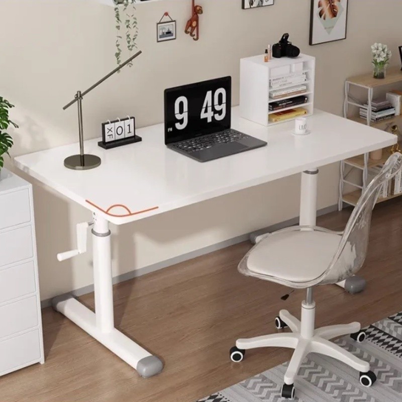 Adjustable study table computer desk adjustable home study desk Lift ...