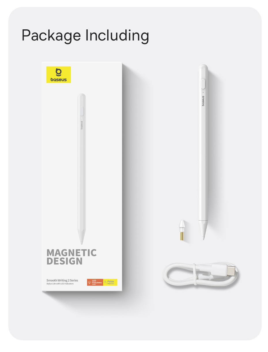 Baseus Stylus Pens Pencil 2nd Gen Palm Rejection Tablet Stylus Touch ...
