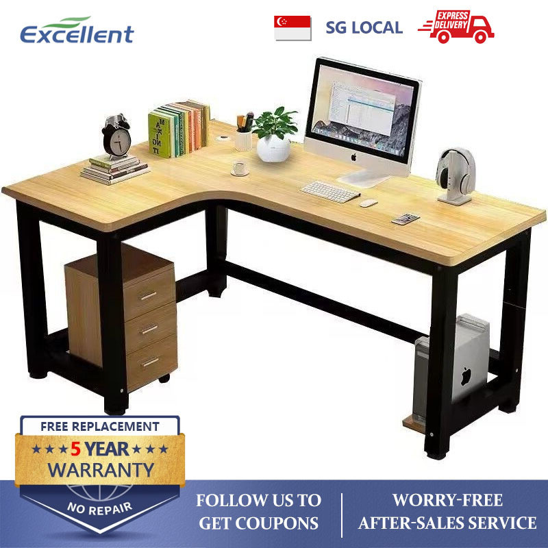 EX Computer Table L Shape Table Modern Simple Boutique Home Computer L ...