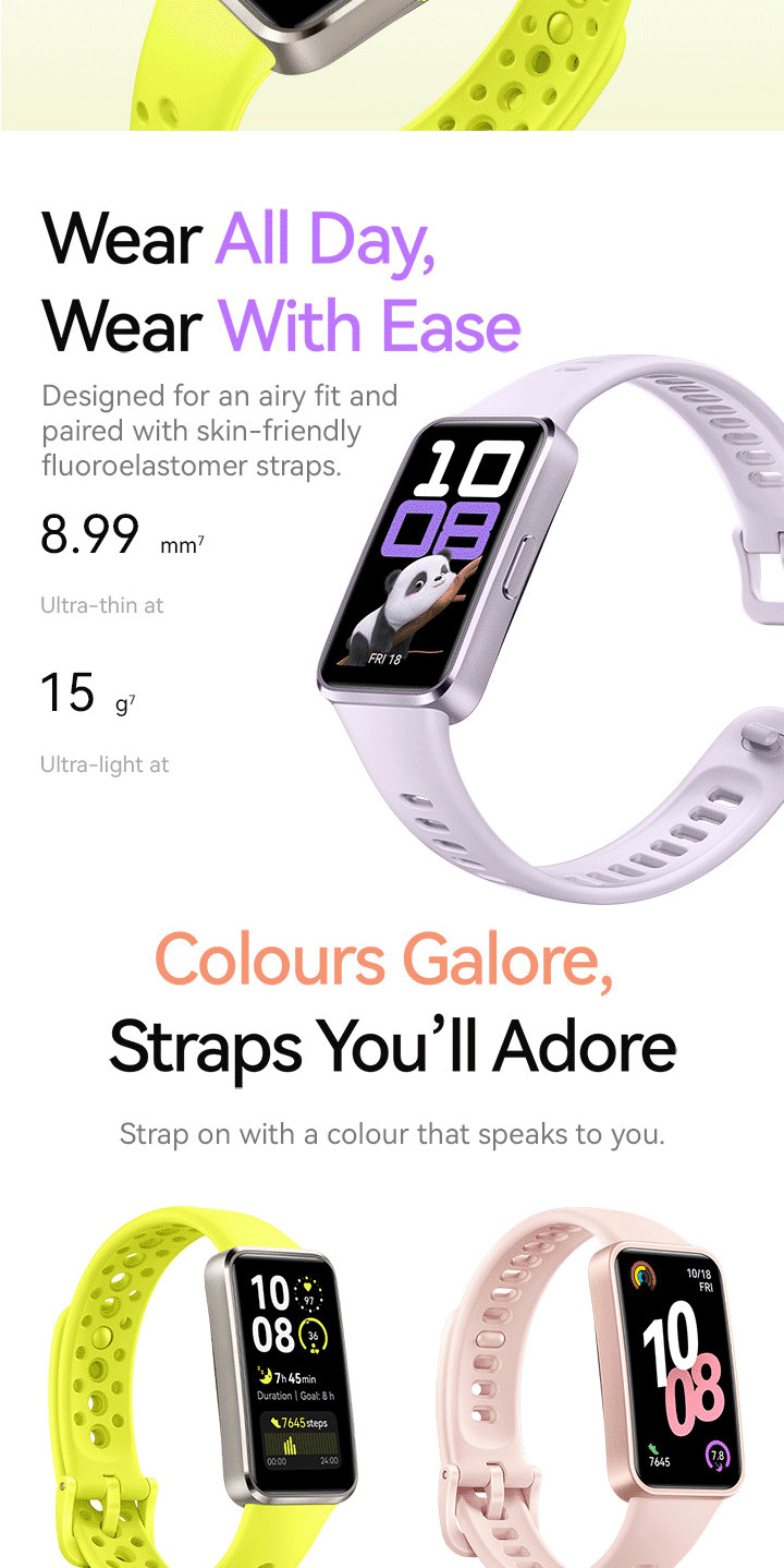 HUAWEI Band 10 | Smartwatch | Sleek Aluminium Alloy AI Swimming Pose ...