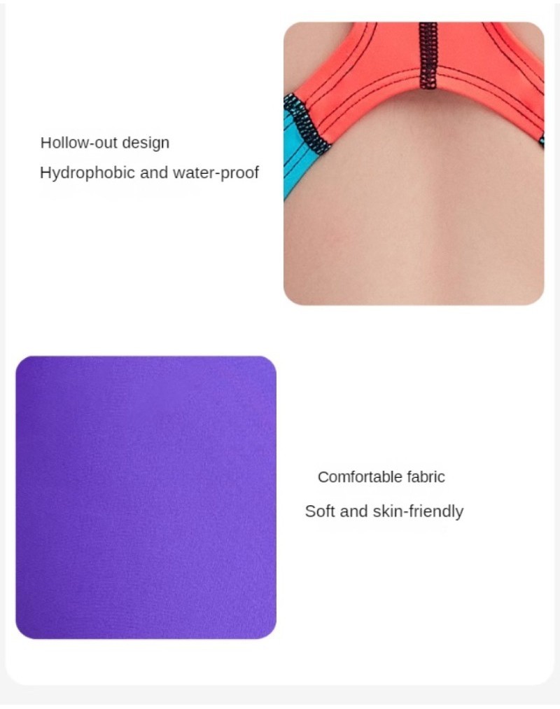 ZOKE Girl Swimwear Kids Racing Competitive Swimsuit ChildrenTraining ...